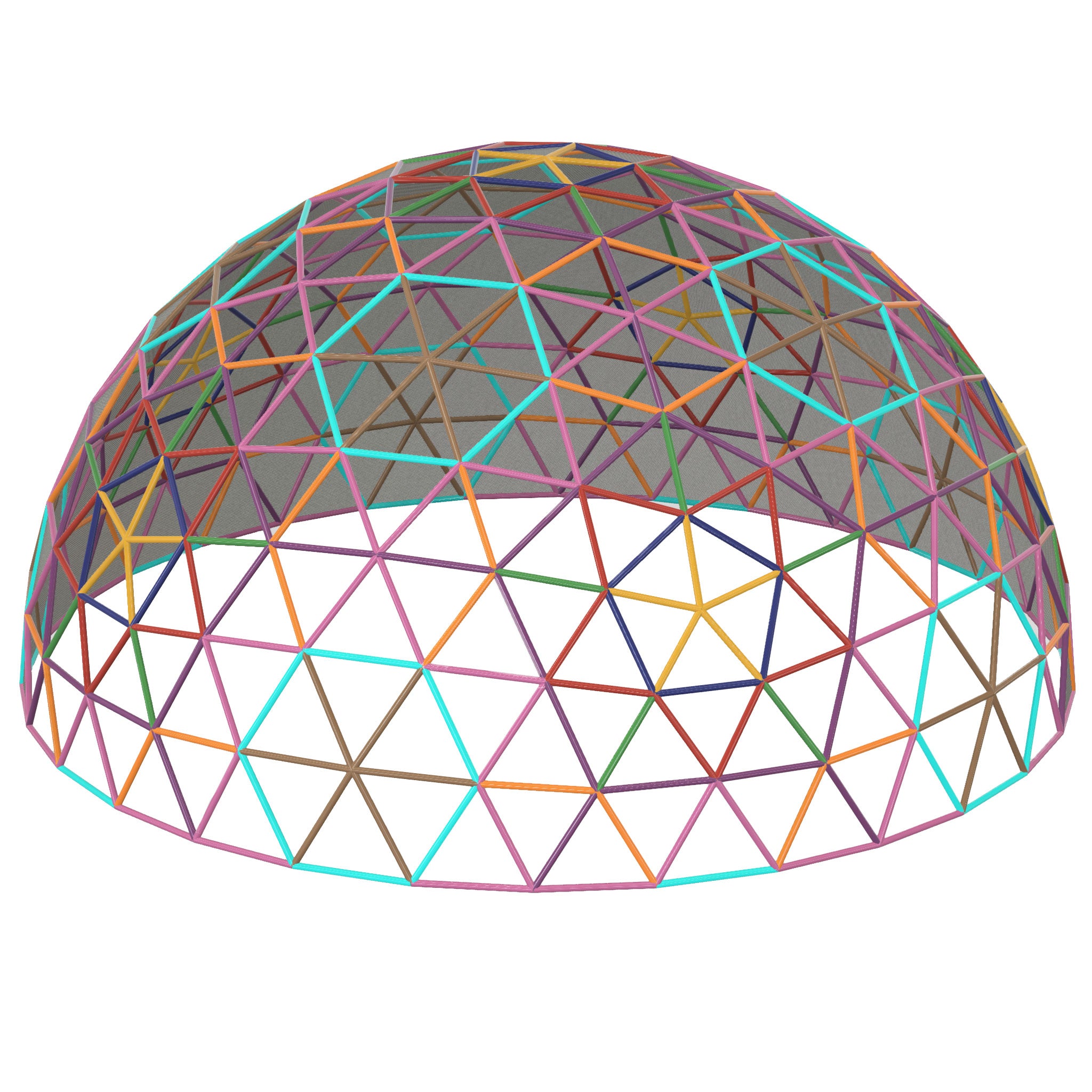 6V Geodesic Dome Kits (1" or 1.5" PVC) - Sonostarhub