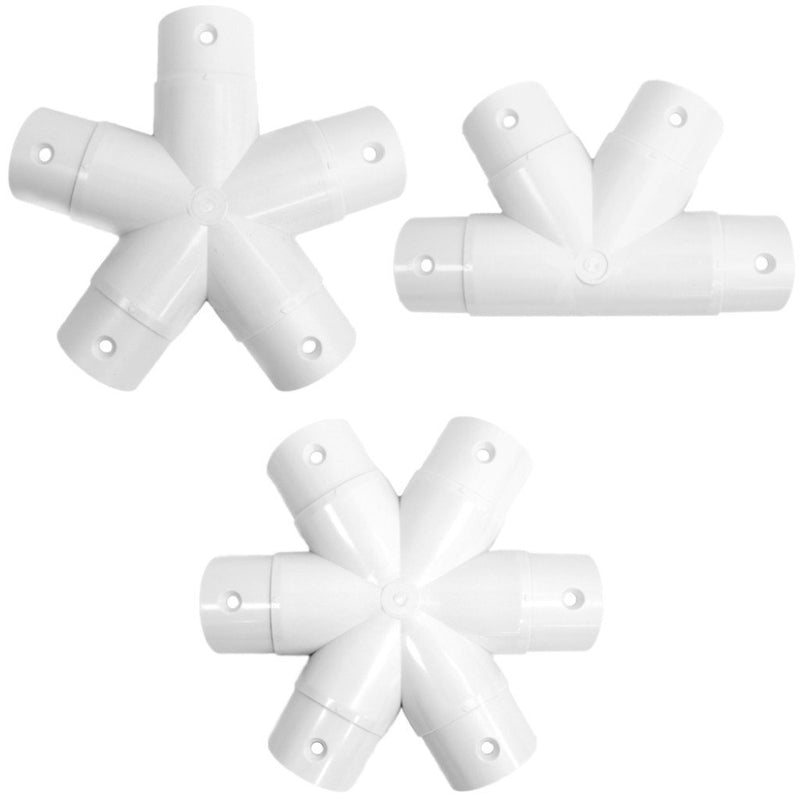 4V Geodesic Mega Dome Kit (Hub Kit or Full PVC Kit 1" or 1.5" PVC ...